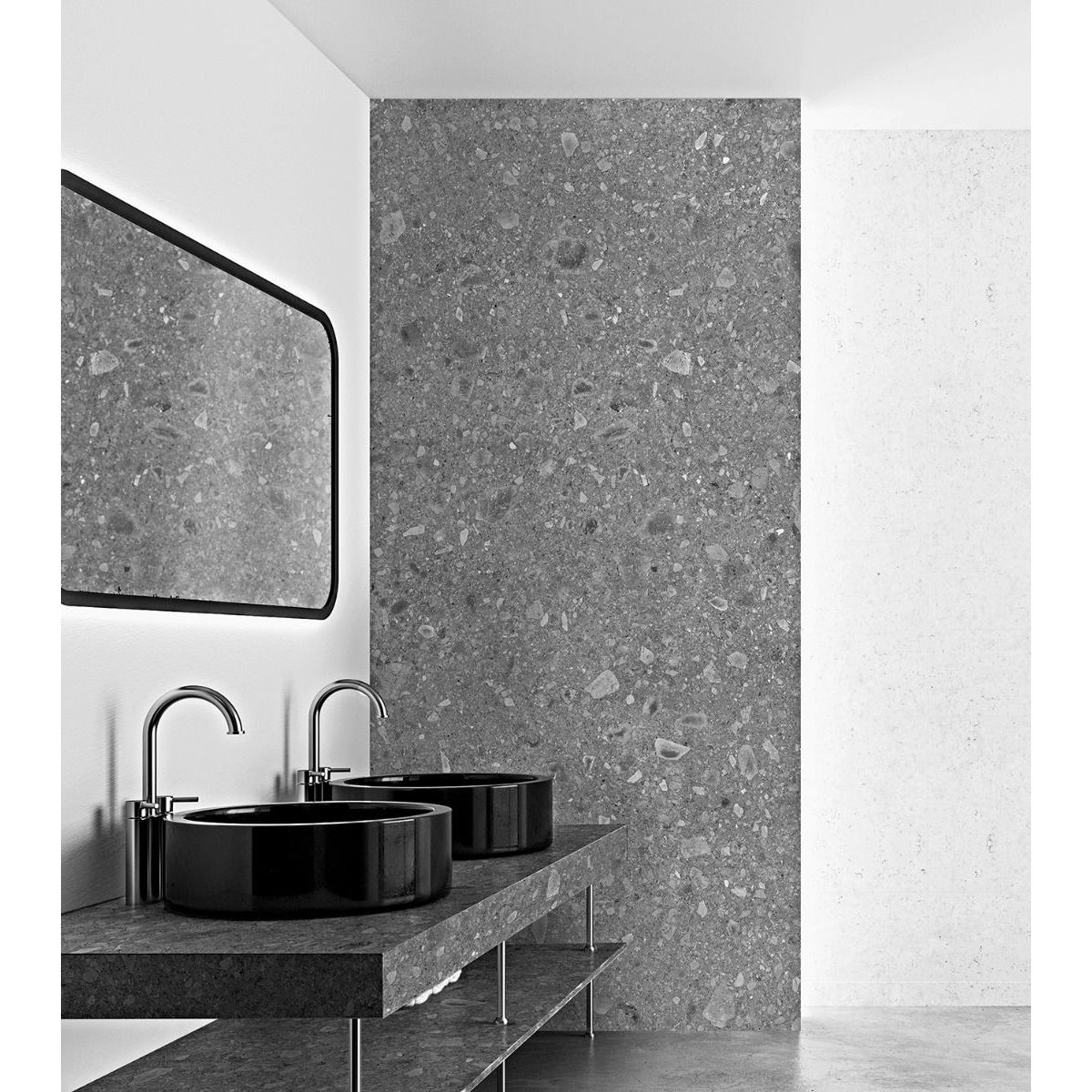 Πλακάκι Γρανίτης Δαπέδου Ceppo Di Gre Anthracite Mat R10 Rectified 60x120